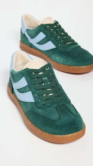 Vince Oasis Sneakers In Evergreen/Glacial Blue - 70% Off